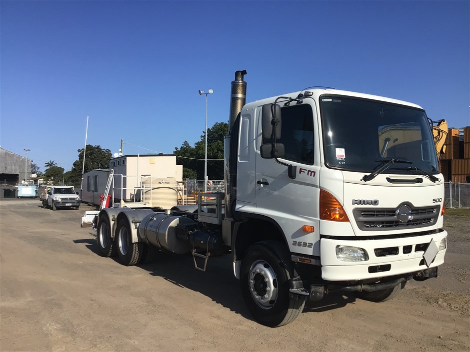 2010 Hino FM 6x4 3226 (PTO) Cab Chassis Truck Auction (0001-7041161 ...