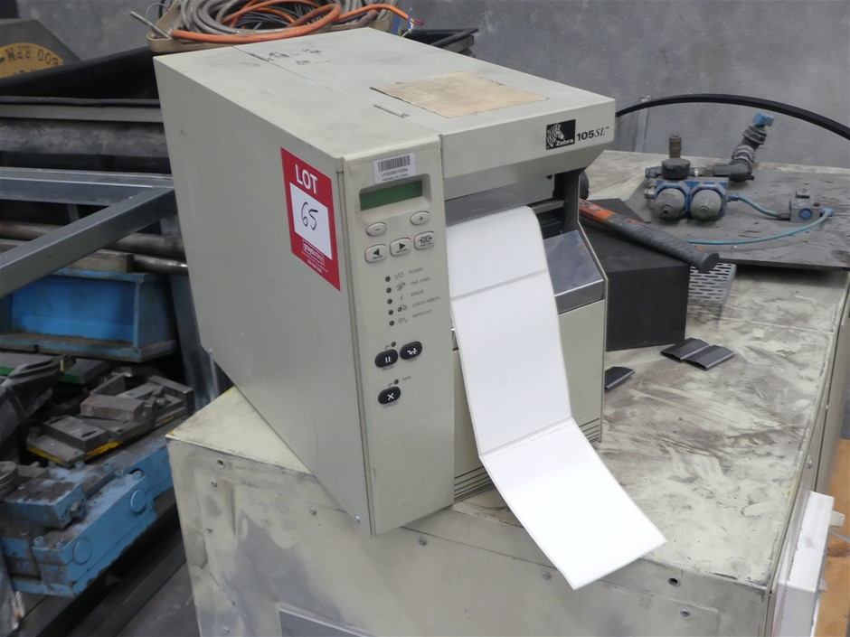 Label Printer - Zebra 105SL Auction (0065-3023199) | Grays Australia