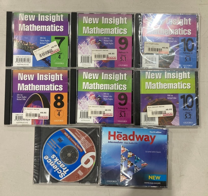 Mixed Lot of New Insight Mathematics CDs + Others Auction (0014-5050208 ...