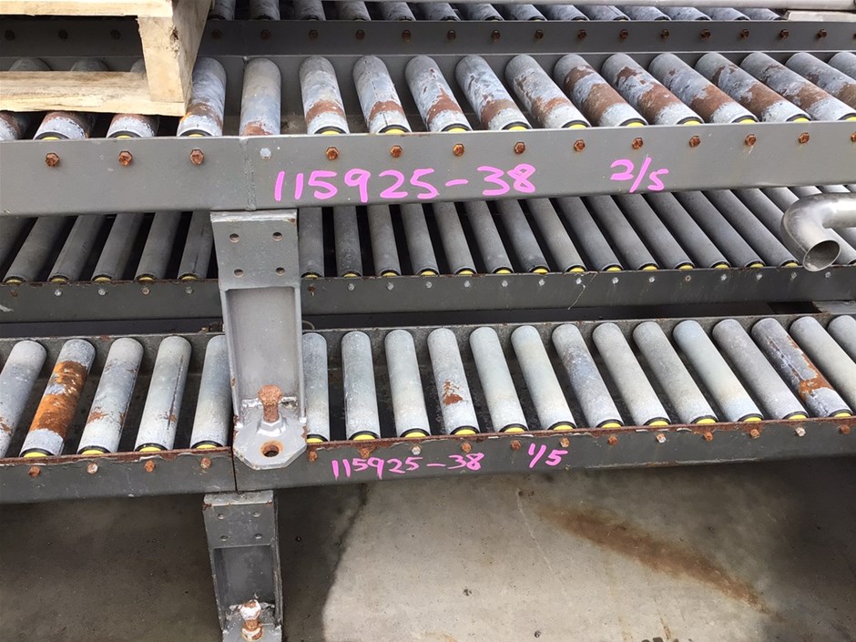 Electrical control box. Pallet conveyors, and sundry items. Auction ...