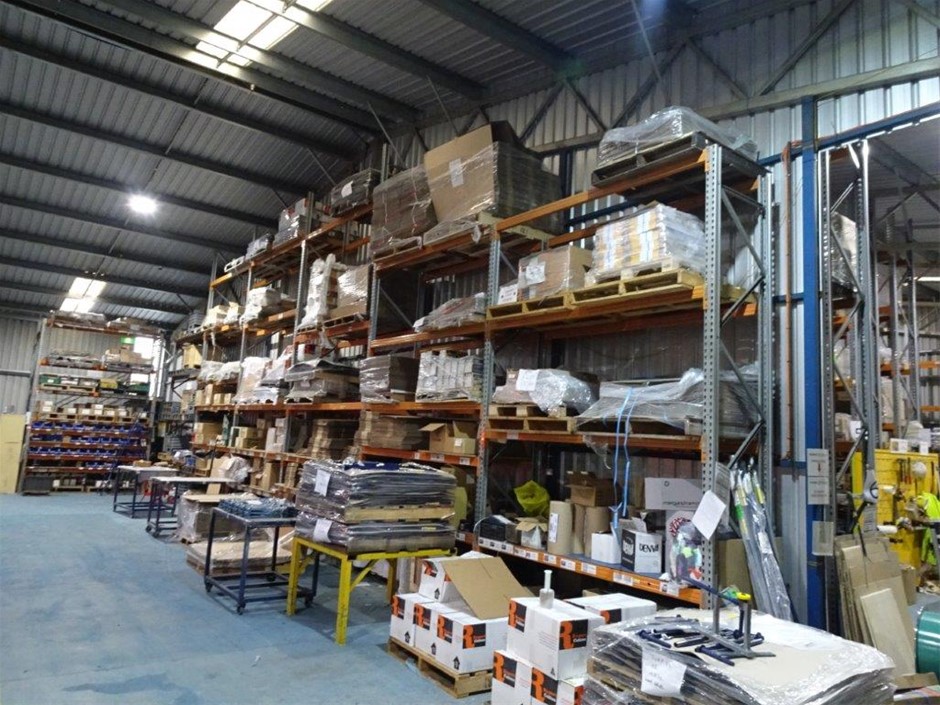 Brown Built 6 Bays of Pallet Racking Auction (0245-8016193) | Grays ...