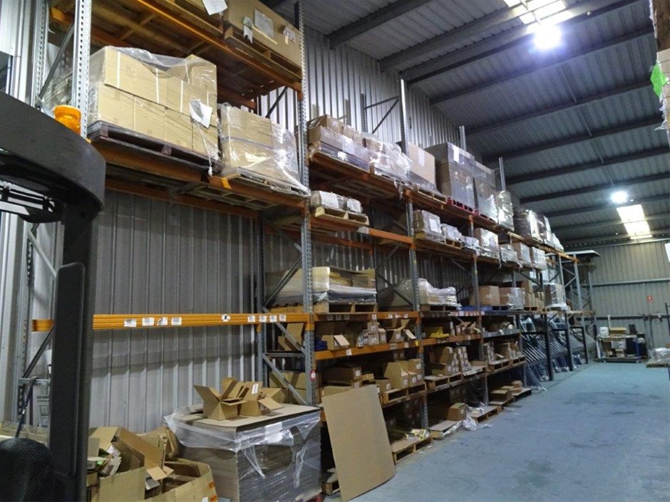 Brown Built 8 Bays of Pallet Racking Auction (0260-8016193) | Grays ...