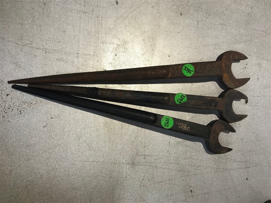 3 x Open Ended Podger Spanners Auction (0014-3023248) | Grays Australia