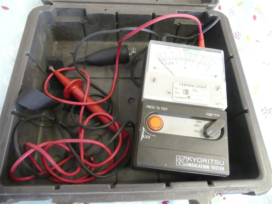 Kyoritsu 3111V Insulation Tester Auction (0048-5050442) | Grays Australia