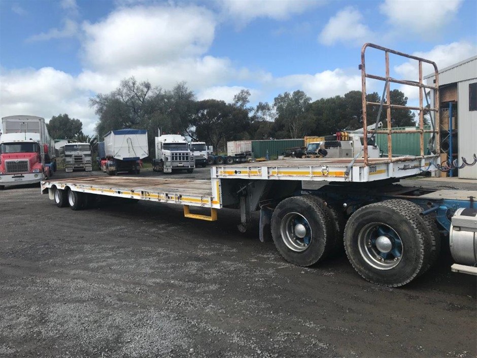 1988 Synder Tandem Drop Deck Trailer Auction (0016-3023065) | Grays ...
