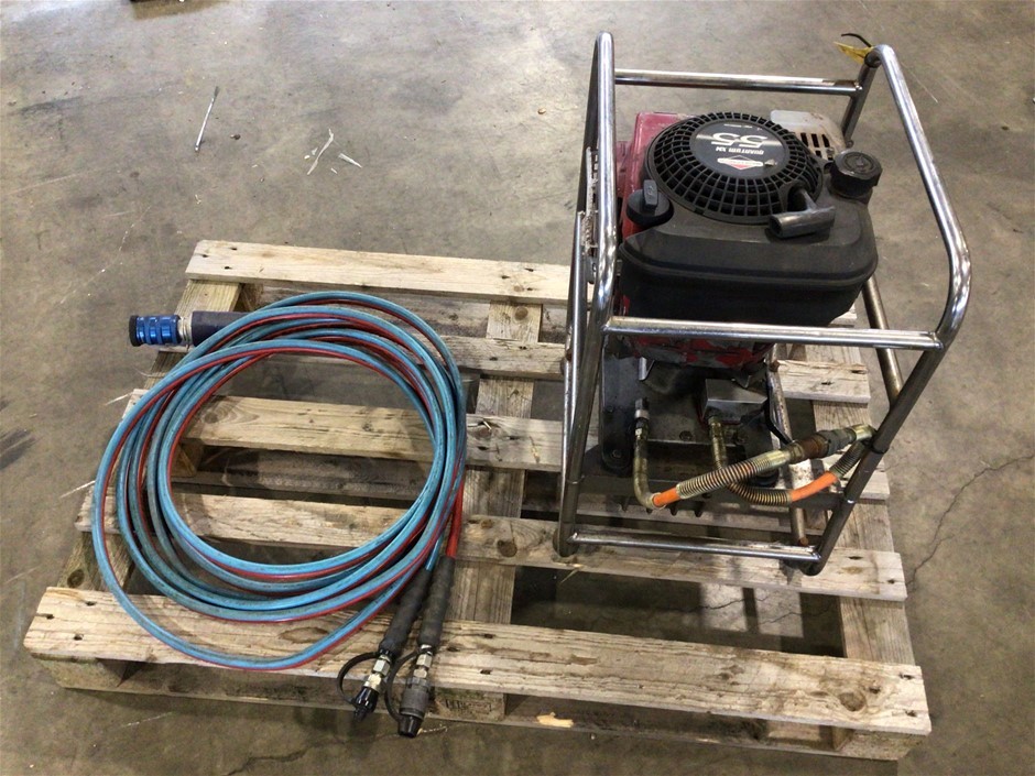 Lukas Pump Briggs & Stratton Engine Hydraulic Unit Auction (0126 ...