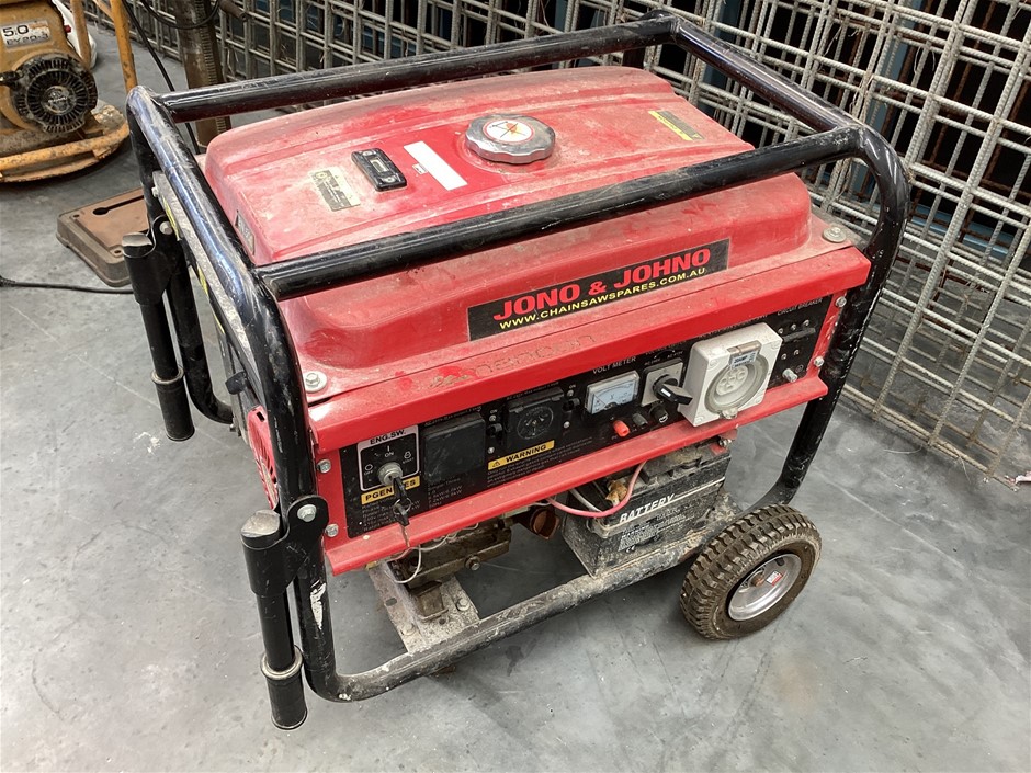 Jono & Johno 16HP Generator - Model PGEN65ES Auction (0120-3023366 ...