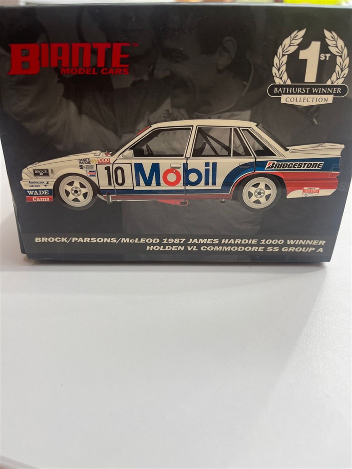 Rare Brock/Parson/McLeod Holden VL Commodore SS GroupA 1/18 scale Model ...