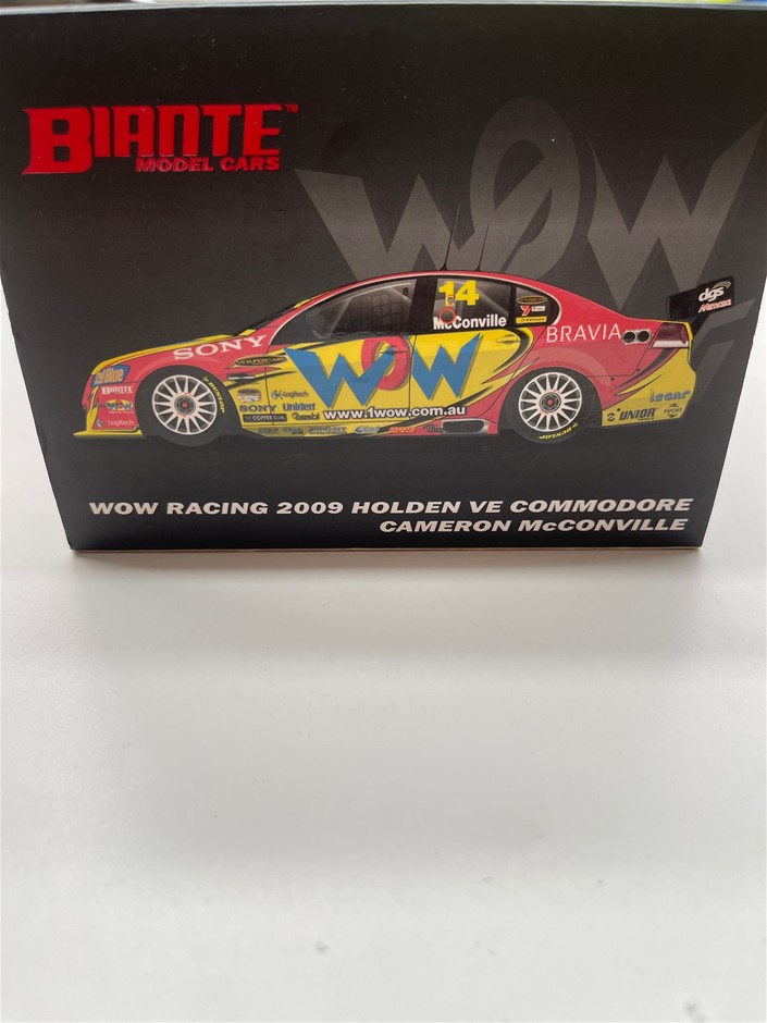WOW Racing '09 VE Commodore #14 C.McCONVILLE, Rare 1/18 Scale Model Car ...