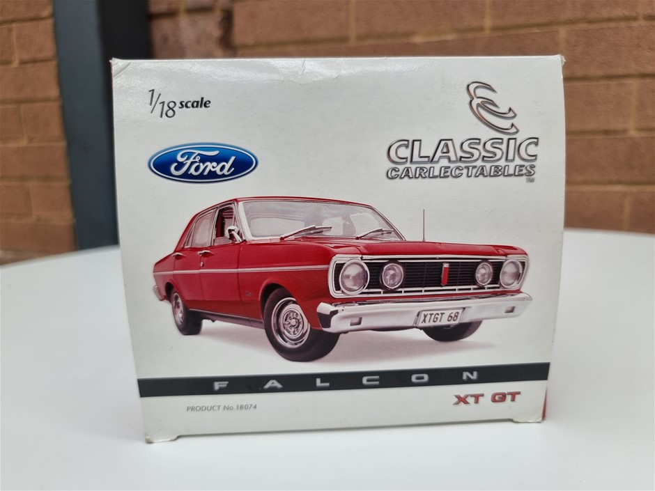 “Candy Apple Red” 1968 Ford Falcon XT GT Black Trim 1/18 Scale Model ...