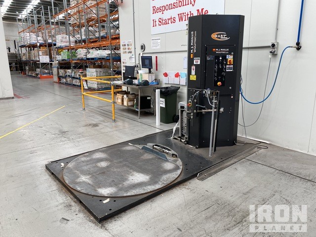 M.J Maillis WSMLPA-200-S Rotary Stretch Pallet Wrapper Auction (0004 ...