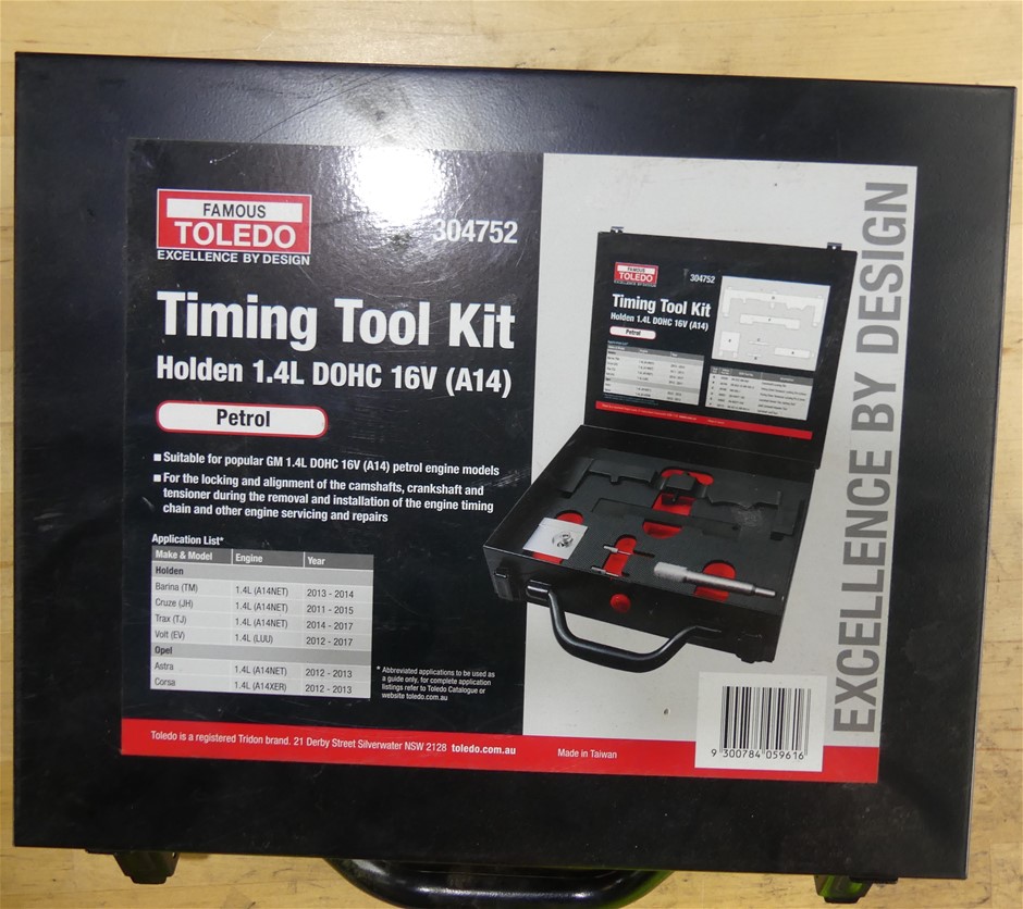 Famous Toledo Timing Tool Kit Auction (0018-5050564) | Grays Australia