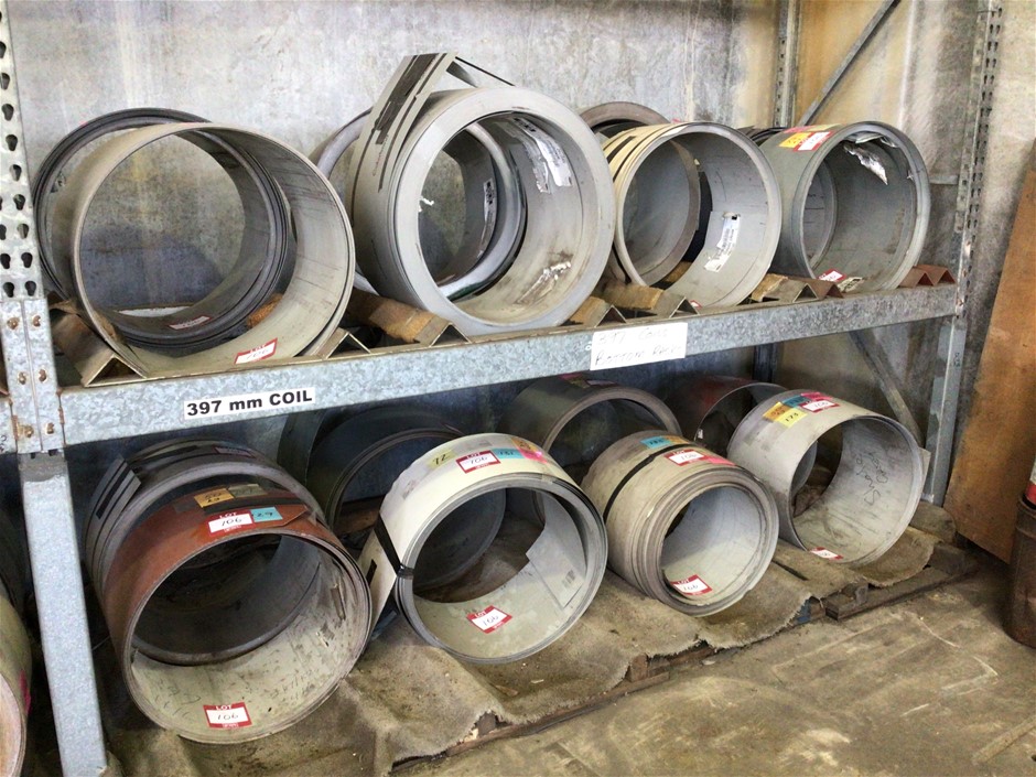 16x Zincalume Colorbond Part Coils Auction (0106-7041622) | Grays Australia