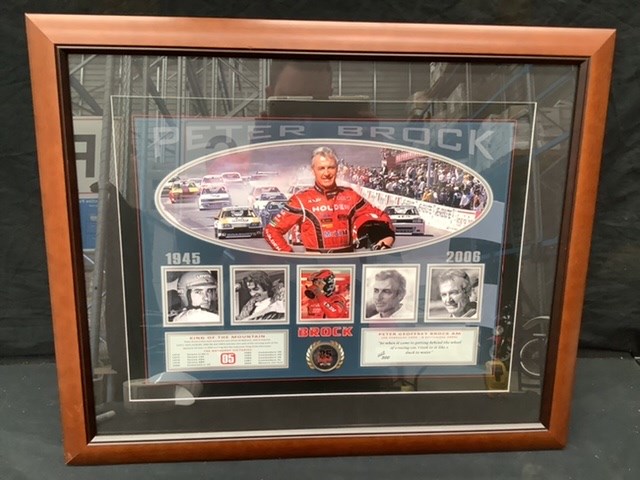 Peter Brock Framed Memorabilia Auction (0088-9037764) | Grays Australia