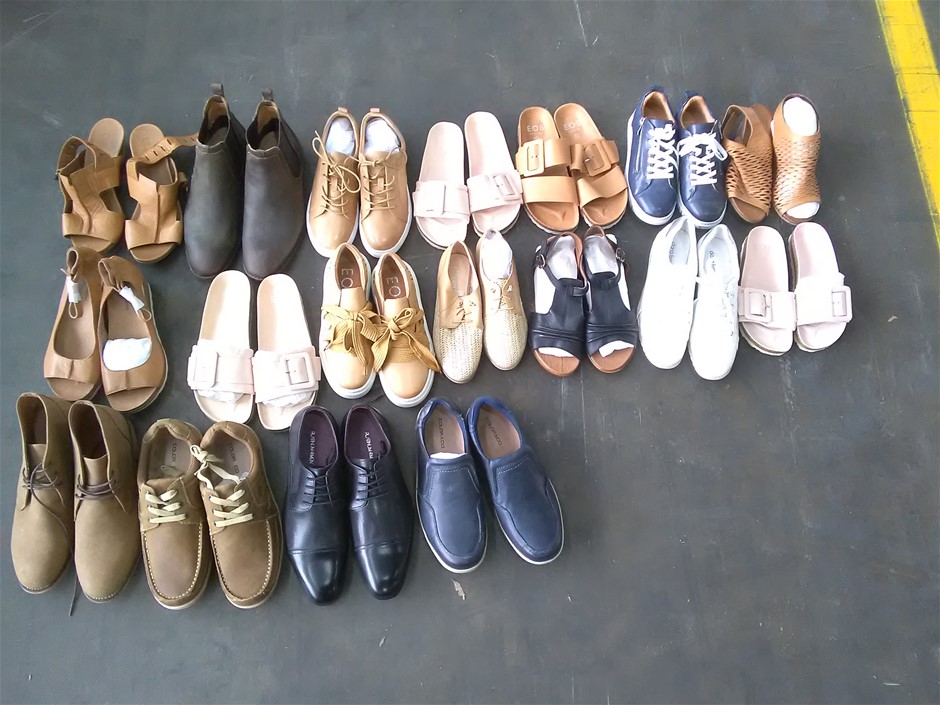 Box of 18 Mixed Pairs of Assorted Shoes, Brands, Style Sizes Auction ...