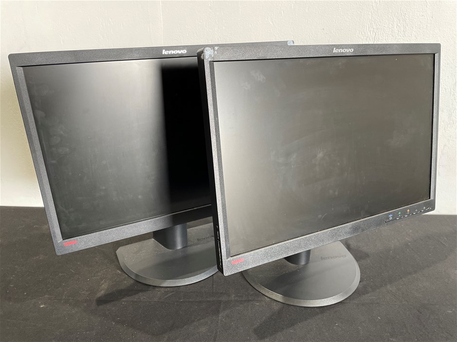 2 x Lenovo ThinkVision LT2252pwA Monitors Auction (0018-7042557 ...