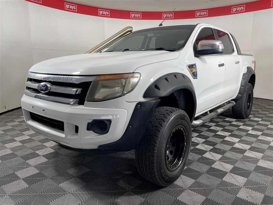 2012 Ford Ranger XL 4X4 PX Turbo Diesel Automatic Crew Cab Chassis ...