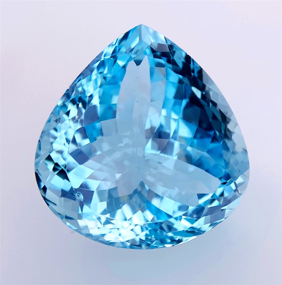 61.75 Carat Blue Topaz Auction (0004-2547525) | Grays Australia