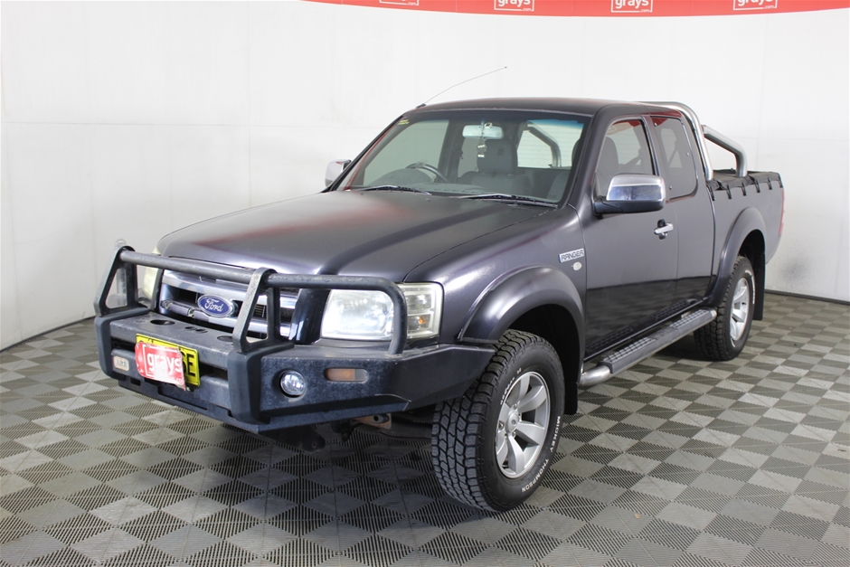 2007 Ford Ranger XLT 4x4 Super Cab PJ Turbo Diesel Manual Ute Auction ...
