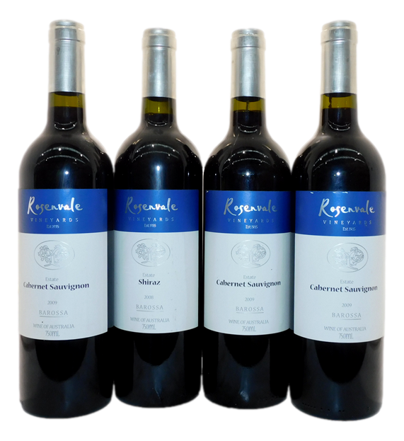 Rosenvale (Barossa) Estate Reds Mixed Vintages (4 x 750mL), Barossa ...