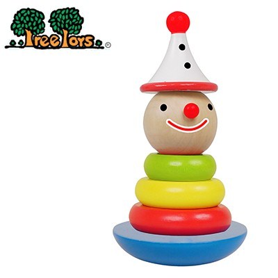 Buy Toybox Clown Stacker - 6-Piece Traditional Wooden Kids Toy | Grays ...