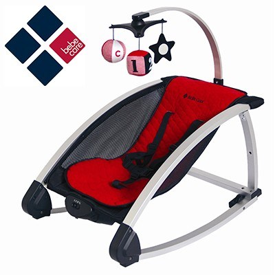 Buy Bebe Care Logo Rocker in Red and Black with Removable Mobile ...
