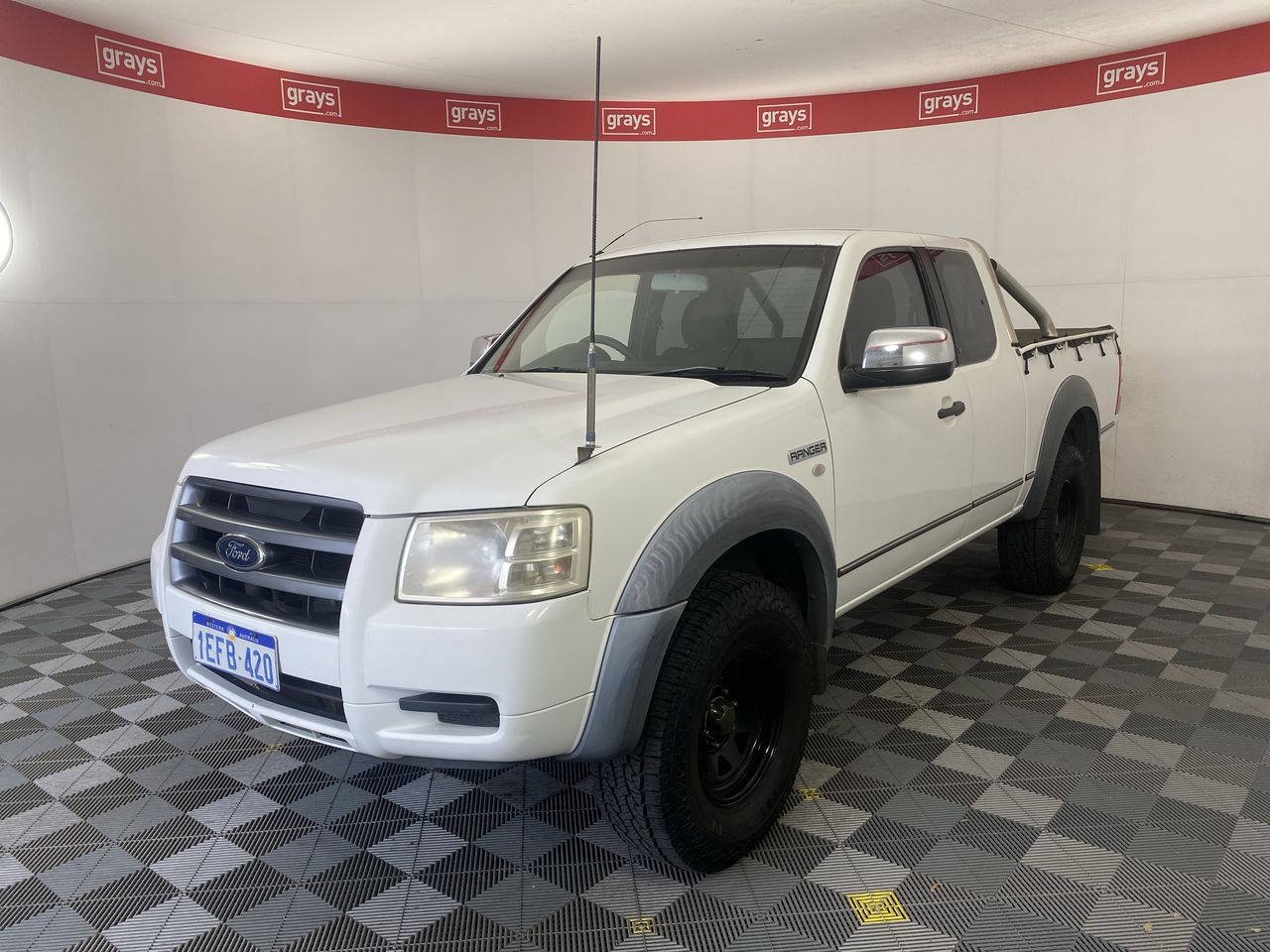 2008 Ford Ranger XL 4x4 Super Cab PJ Turbo Diesel Manual Ute Auction ...