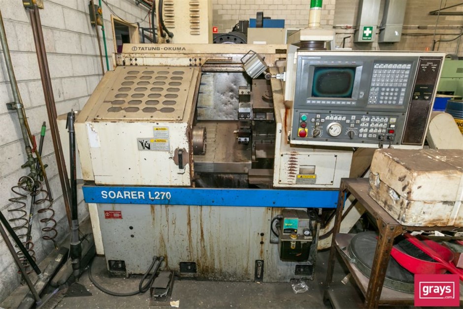 Okuma SOARER L270 NCNC Lathe Auction (0030-5050479) | Grays Australia