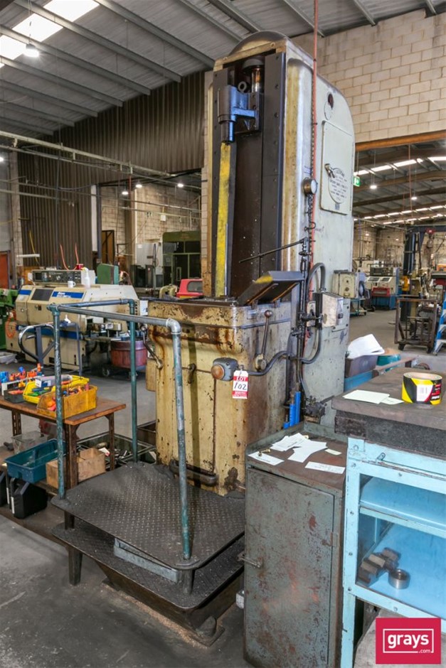 American T10-36 Hydraulic Broaching Machine Auction (0102-5050479 ...