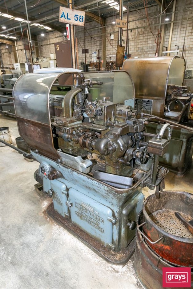 INDEX 12 Automatic Cam Lathe with Bar Feeder Auction (0074-5050479 ...