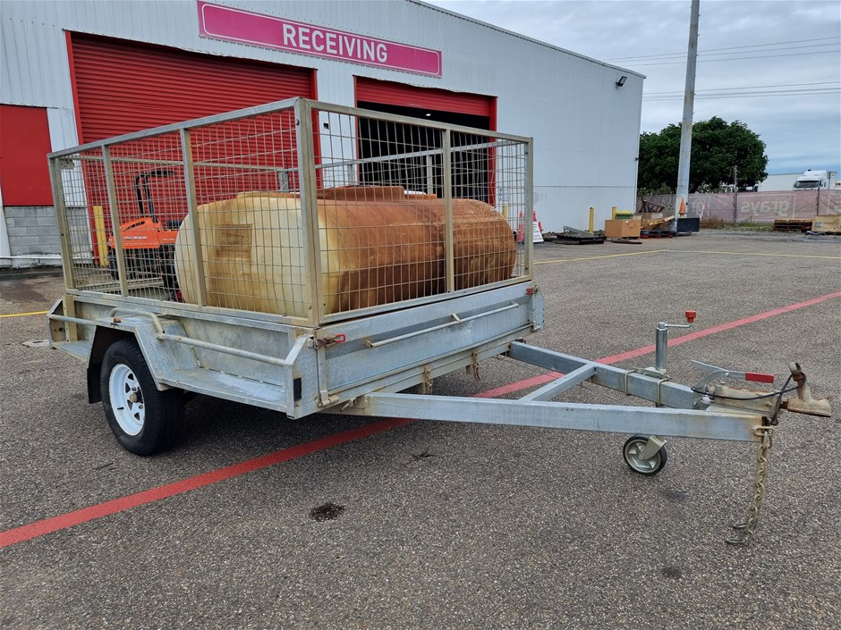 Remote Controlled QuikCorp Spray Unit Mounted In Trailer Auction (0001-7042072) | Grays Australia