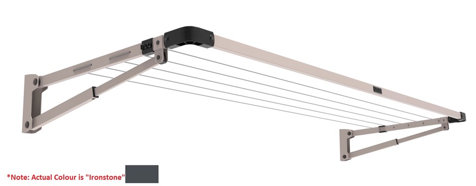 Daytek Classic Easy-Lock Slim Fold Down Clothesline - 2.4 metre ...