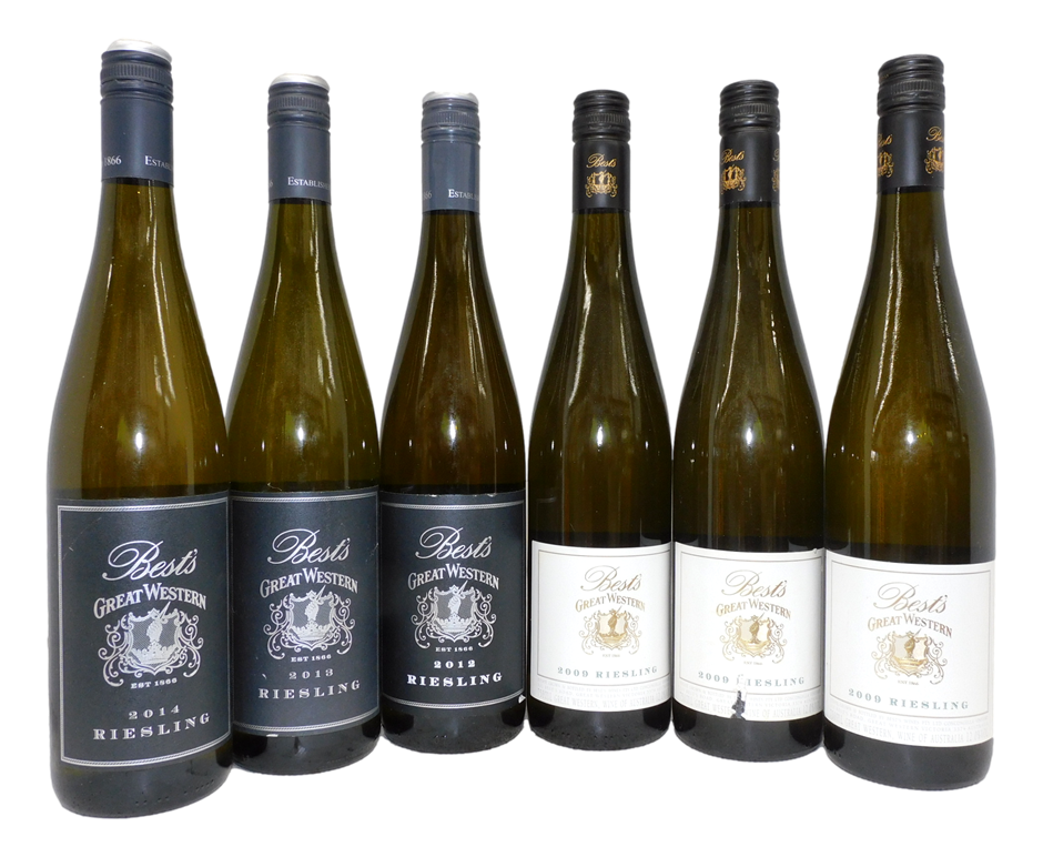 Pack of Assorted Best's Great Western Riesling (6 x 750mL) Auction ...
