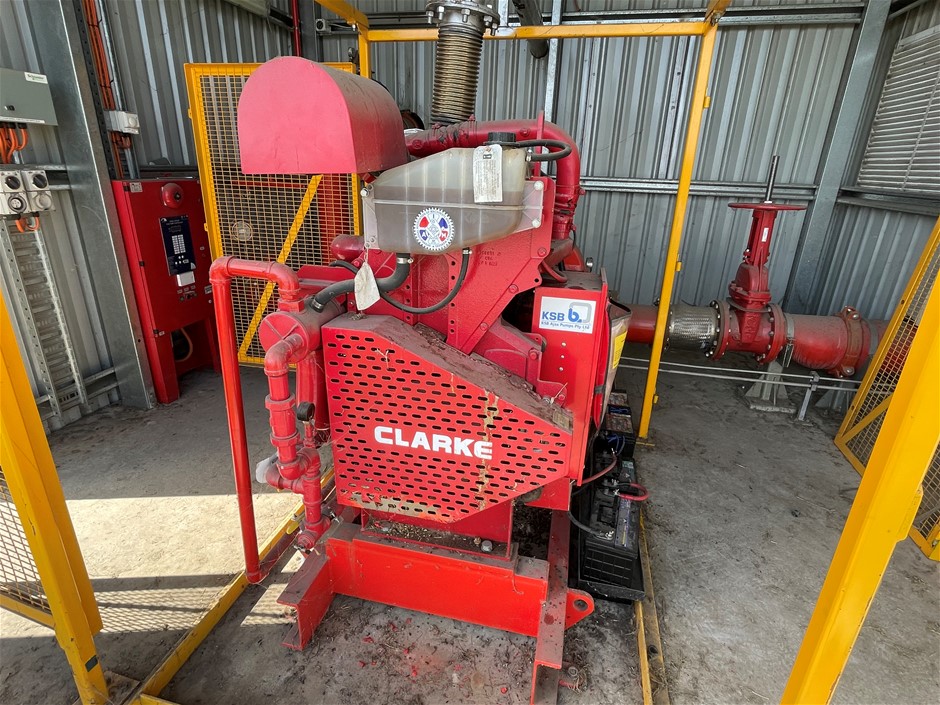 Clarke JX6H-UF30 450HP Fire Pump Engine Auction (0002-3024261) | Grays ...
