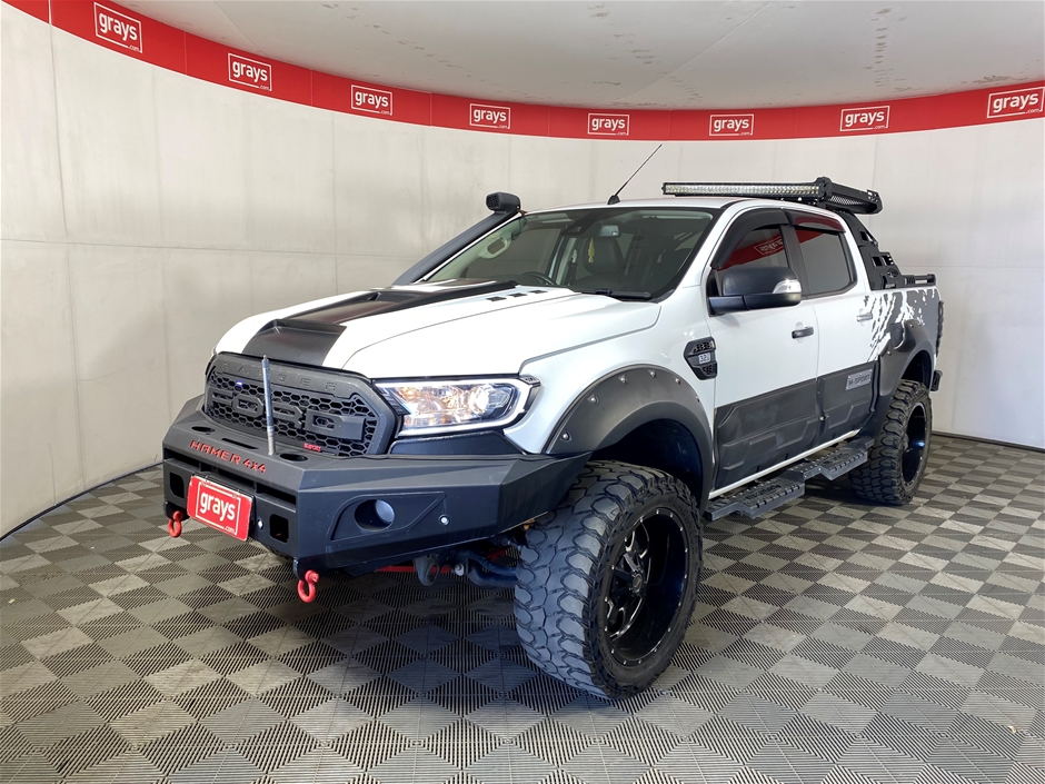 2017 Ford Ranger XLT 4X4 PX II Turbo Diesel Automatic Dual Cab Auction ...