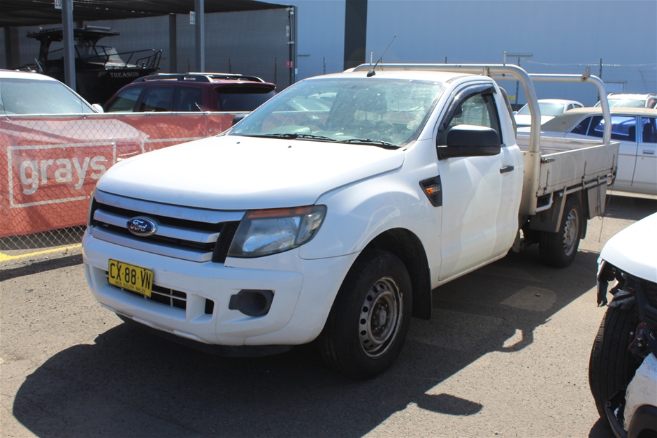 2012 Ford Ranger XL 4X2 PX Turbo Diesel Manual Cab Chassis Auction ...