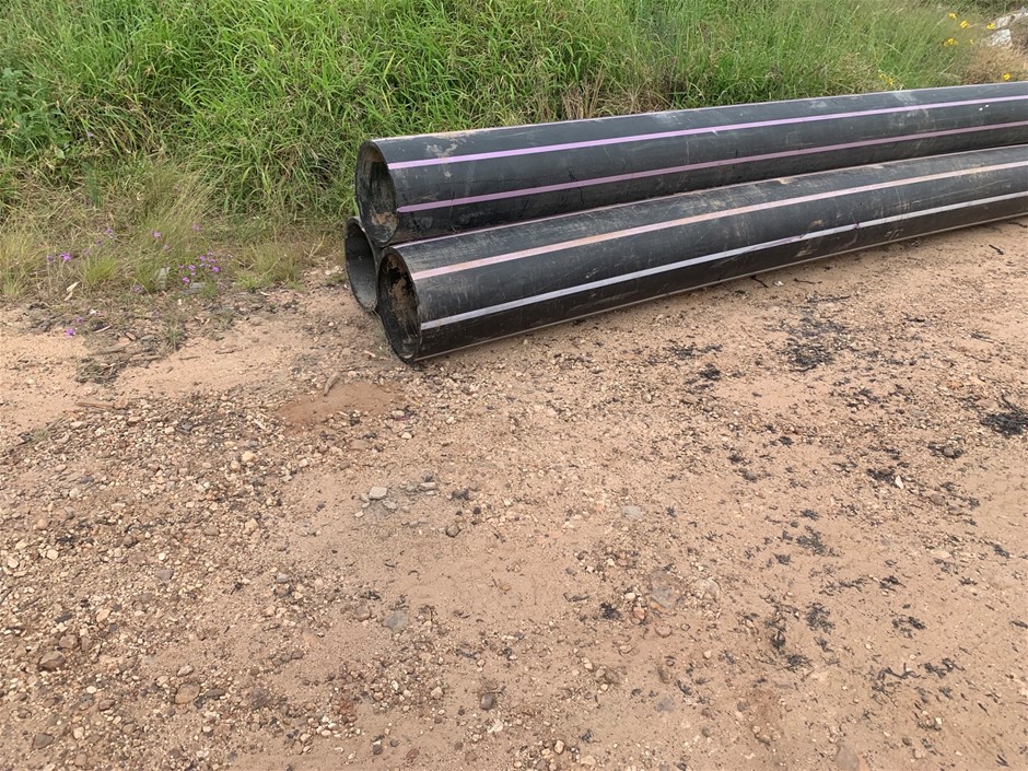 3 x 400mm HD Poly Pipe Culverts Auction (0101-7041750) | Grays Australia