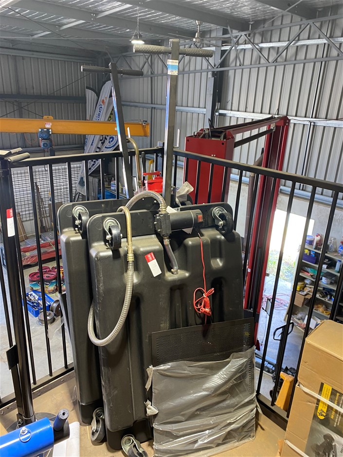 2 x Oil Tray Trolleys Auction (0079-3023826) | Grays Australia