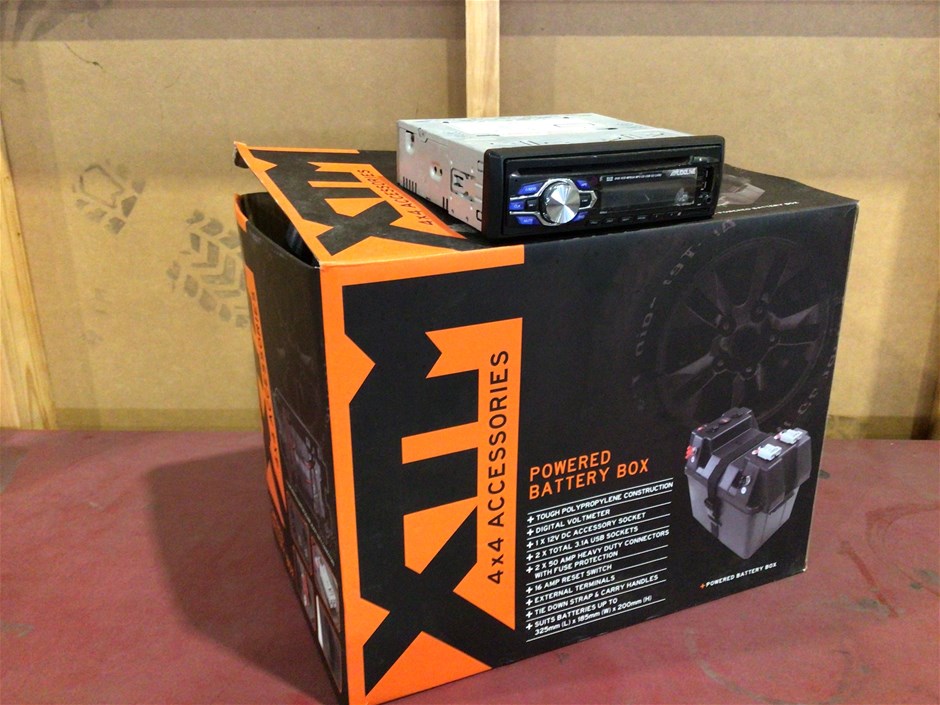 Powered Battery Box,Car Stereo Auction (0248-8016306) | Grays Australia