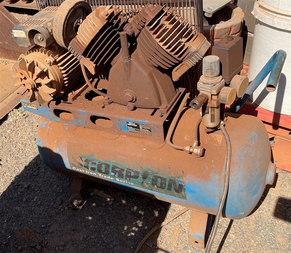 Scorpion XRV17 Compressor 8cfm - 50lt - 240v (Karratha) Auction (0119 ...