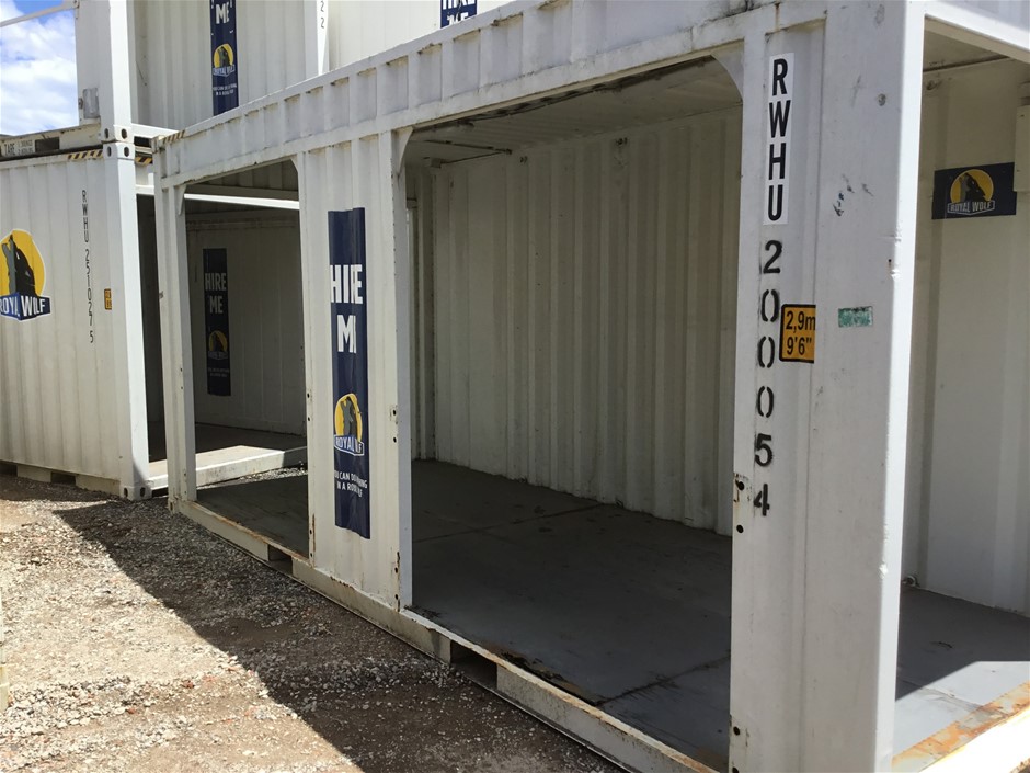 20ft Hoarding Shipping Container- (Moorebank) RWHU200054 Auction (0012 ...