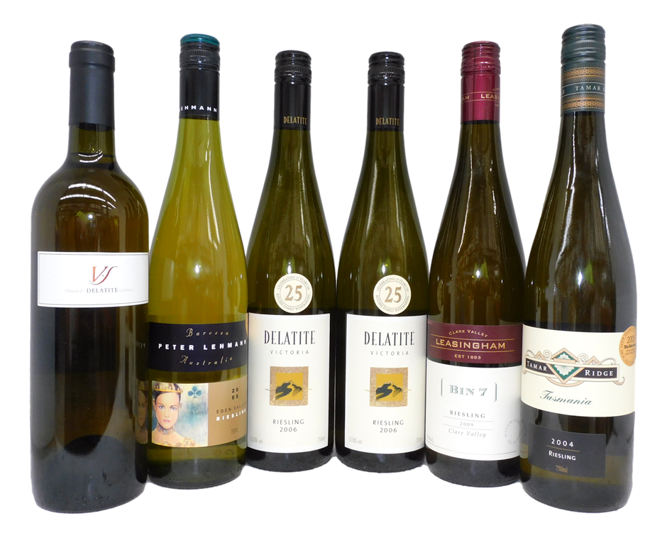 Pack of Assorted Riesling (6x 750mL) Multi Region Auction (0040 ...