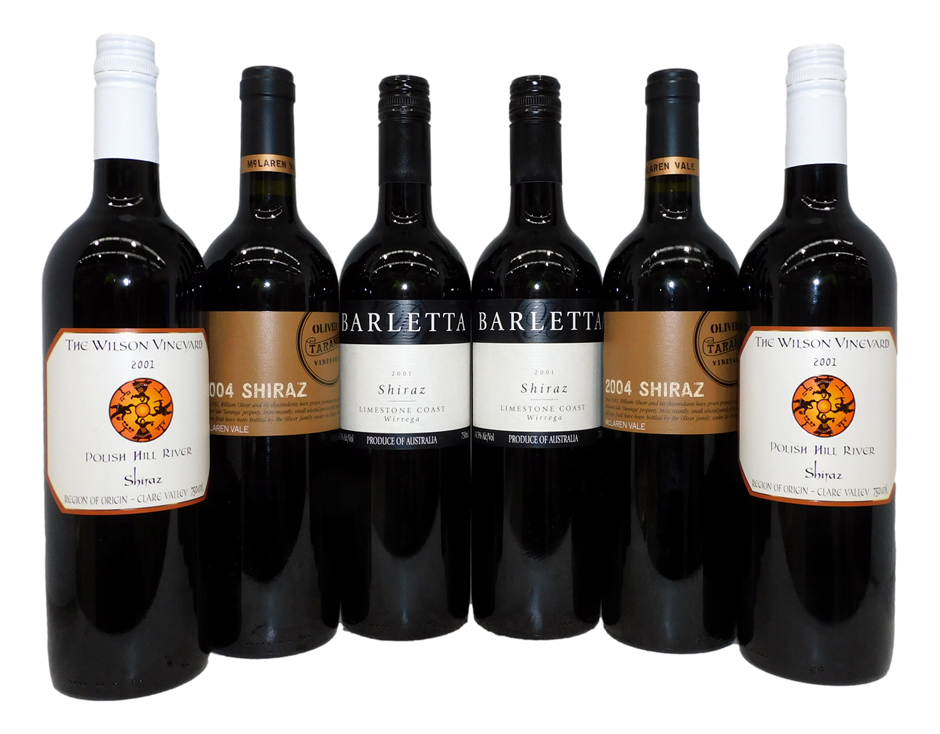 Pack of Assorted Shiraz (6x 750mL) SA Auction (0026-10721184) | Grays ...
