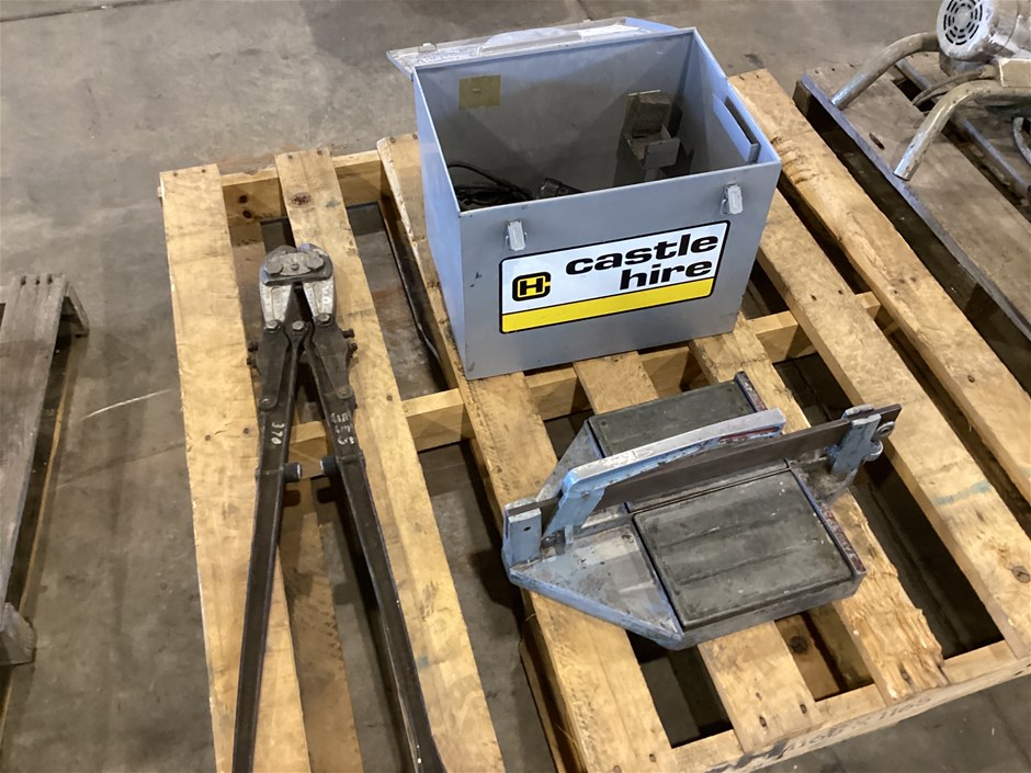 Sigma Tile Cutter, Atlas Copco Wall Chaser, Large Bolt Cutters Auction ...