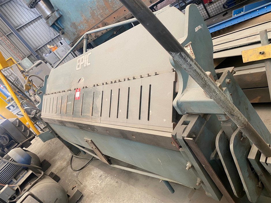 Epic 8ft hydraulic Pan Brake sheet metal folder Auction (0003-3023940 ...
