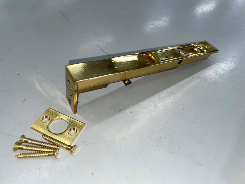 20 x Solid Brass Flush Bolts Auction (0028-3024000) | Grays Australia