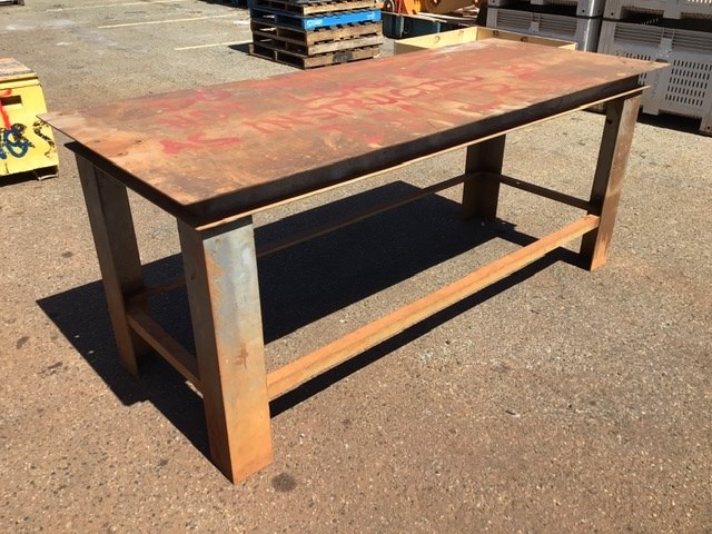 Heavy Duty Steel Work Bench Auction (0144-9038091) | Grays Australia