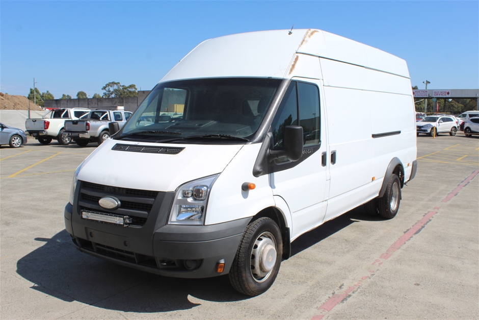 Ford Transit LWB JUMBO RWD H/ROOF VM Turbo Diesel Manual Van Auction ...