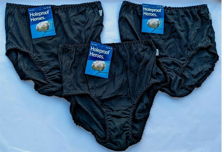 15 x Pairs HoleProof Womens Hi Cut Briefs Medium - DELIVERY AVAILABLE ...