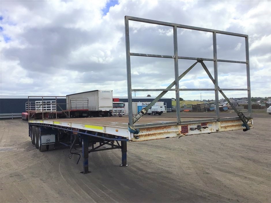 2011 Coastal transport engineering CTE TR1435 Triaxle 45ft Flat Top ...